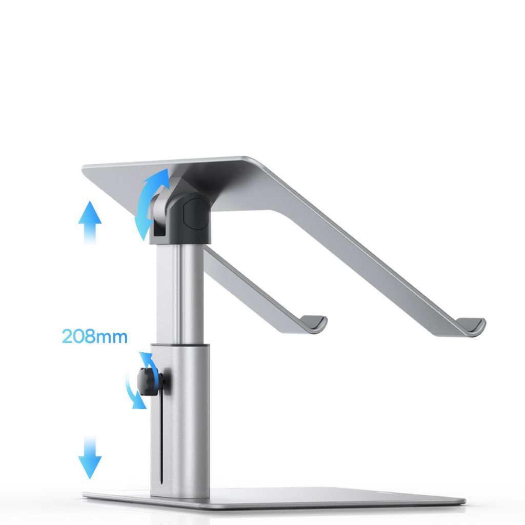 پایه استند لپتاپ بیسوس Baseus Metal Adjustable Laptop Stand Silver ...